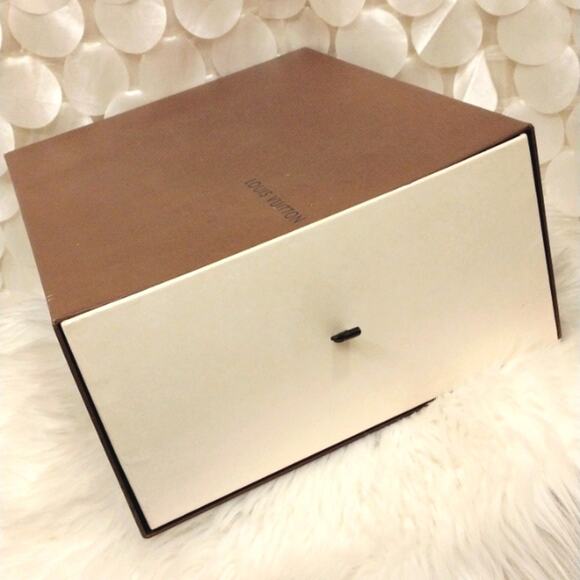 Louis Vuitton | Bags | Auth Louis Vuitton Box Extra Large 4x11x6 Brown ...